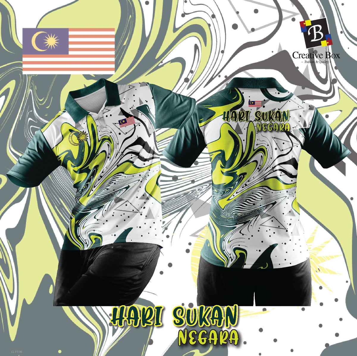 Limited Edition HARI SUKAN NEGARA Jersey and Jacket #21 – Creative Box