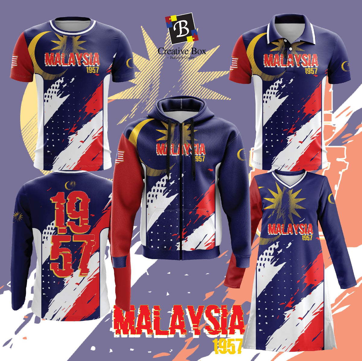 Limited Edition Merdeka Malaysia Jacket and Jersey #09 – Creative Box