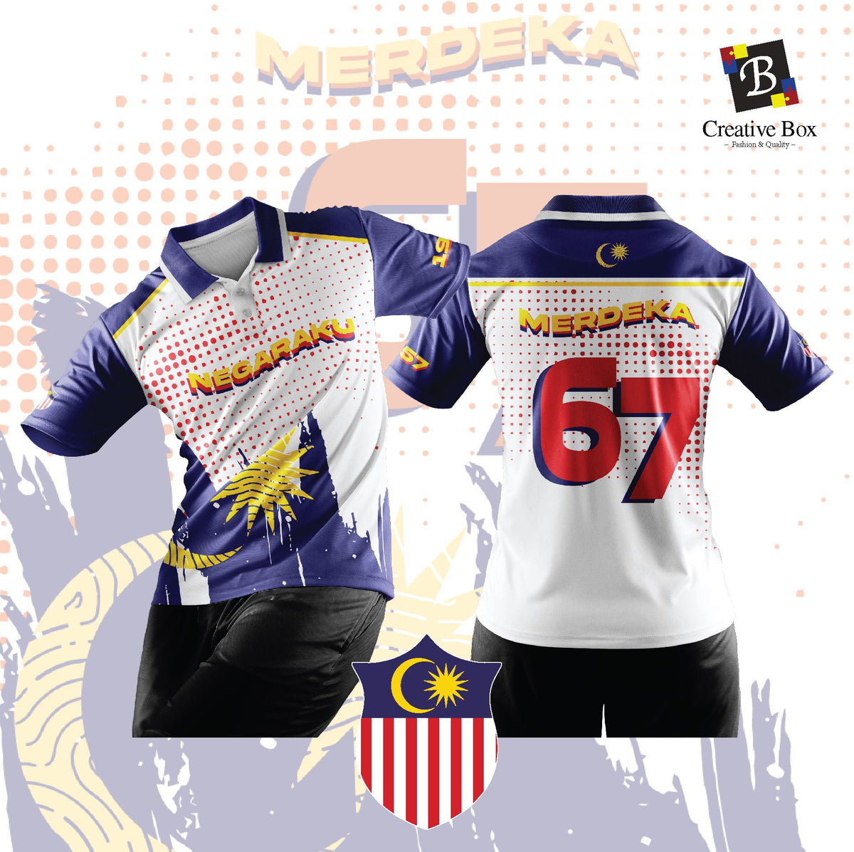 Limited Edition Merdeka Malaysia Jacket and Jersey #10 – Creative Box