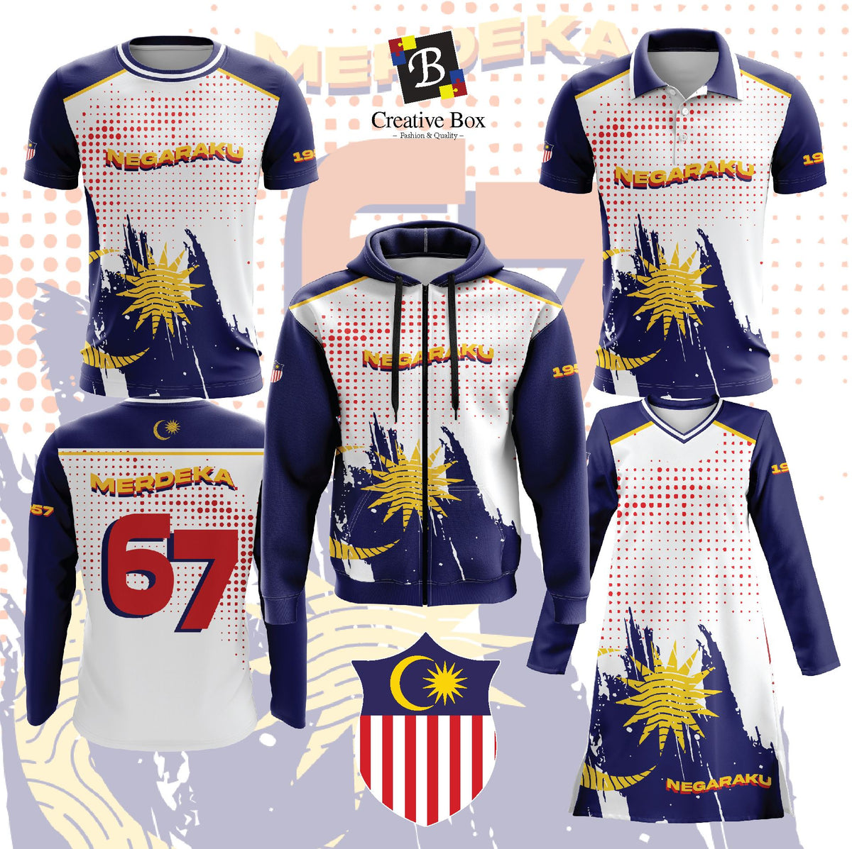 Limited Edition Merdeka Malaysia Jacket and Jersey #10 – Creative Box