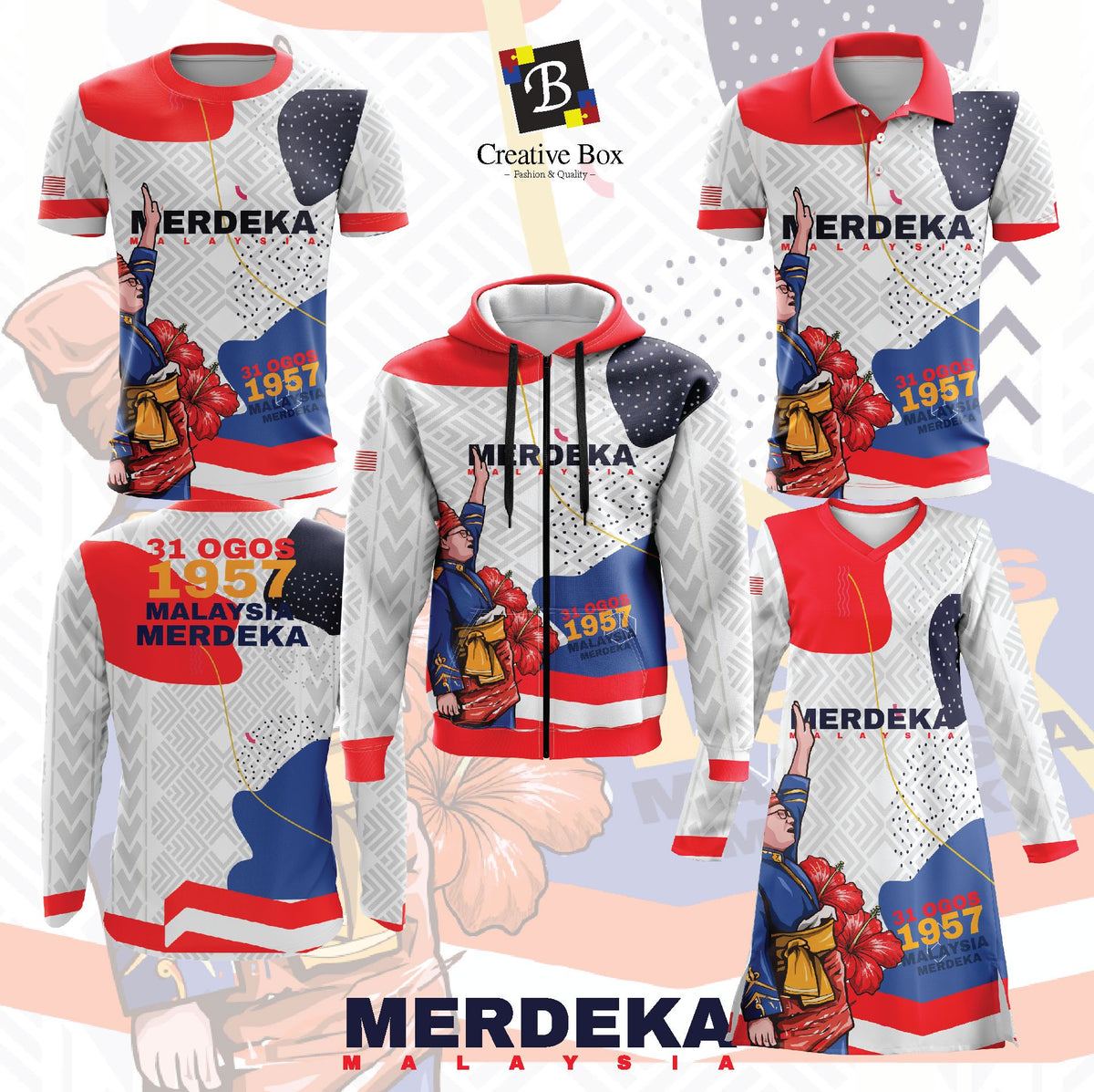 Limited Edition Merdeka Malaysia Jacket and Jersey #20 – Creative Box