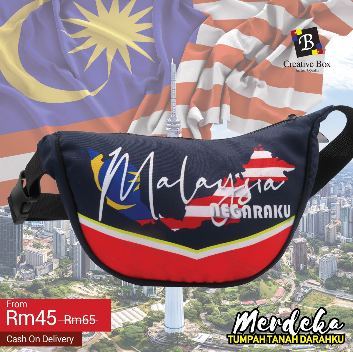 Limited Edition Merdeka Sling Bag #03 – Creative Box