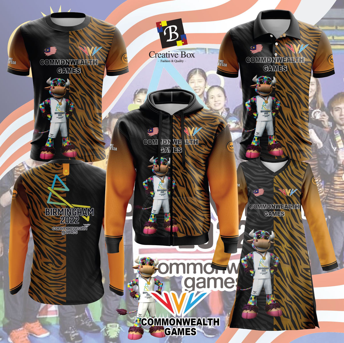 Limited Edition Commonwealth Games Jacket and Jersey – Creative Box