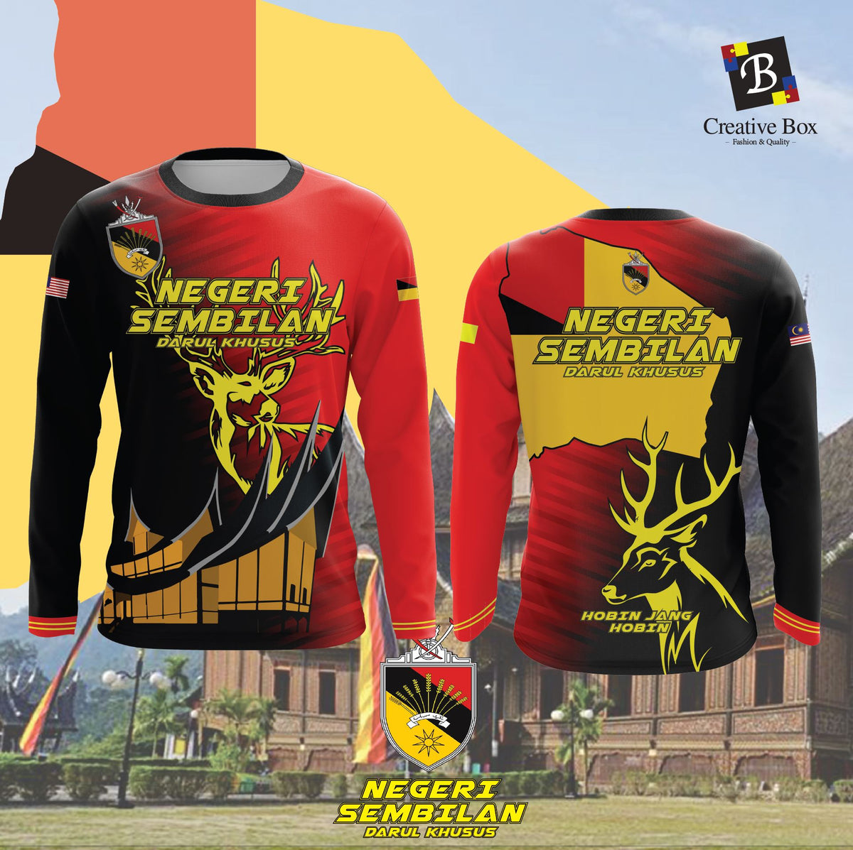 2021 Latest Design Negeri Sembilan Jacket and Jersey – Creative Box